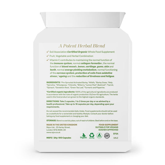 Super Greens Capsules - New Formula – Rejuv Wellness